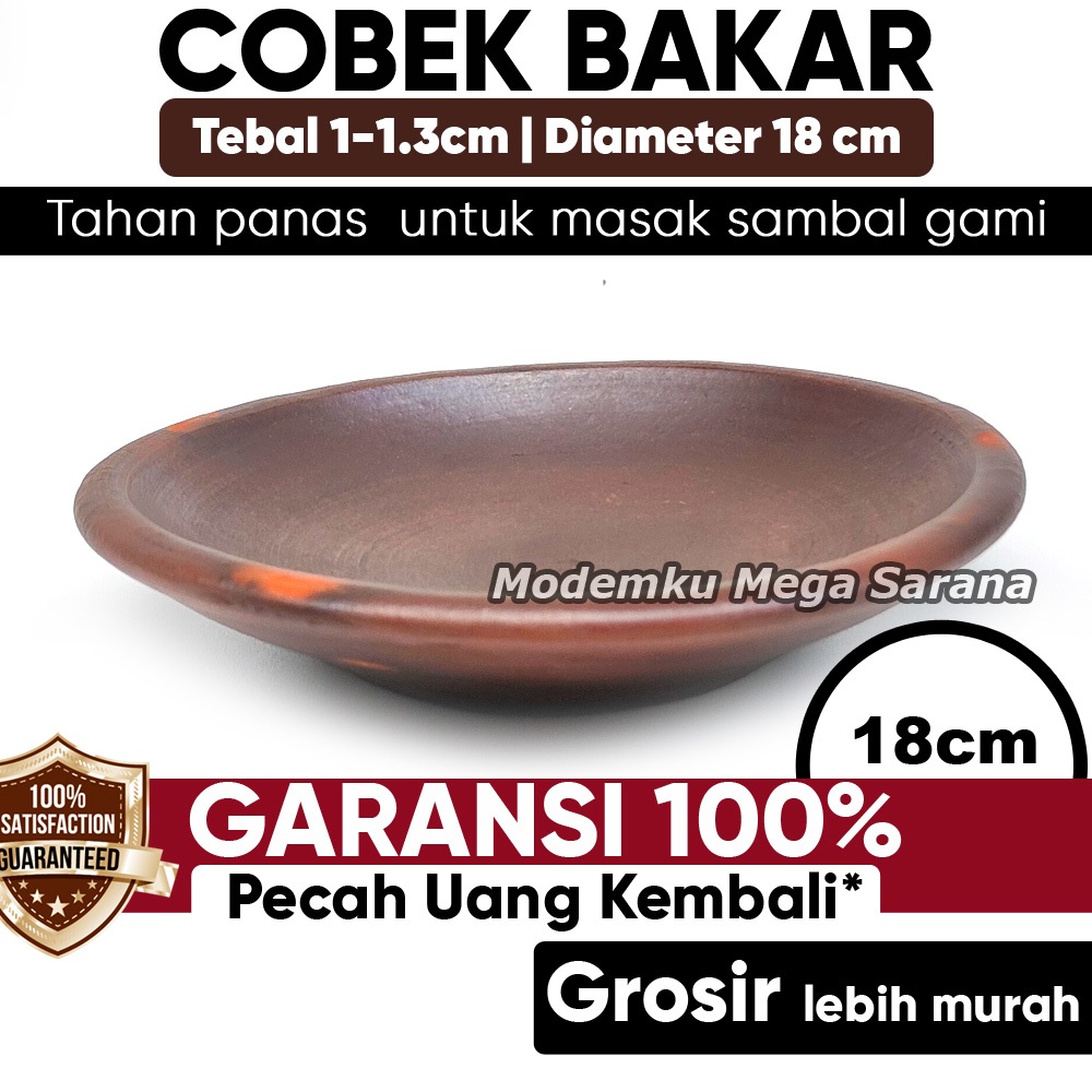 Jual Gerabahku | Cobek Tanah Liat Sambal Gami Tahan Panas - Piring ...