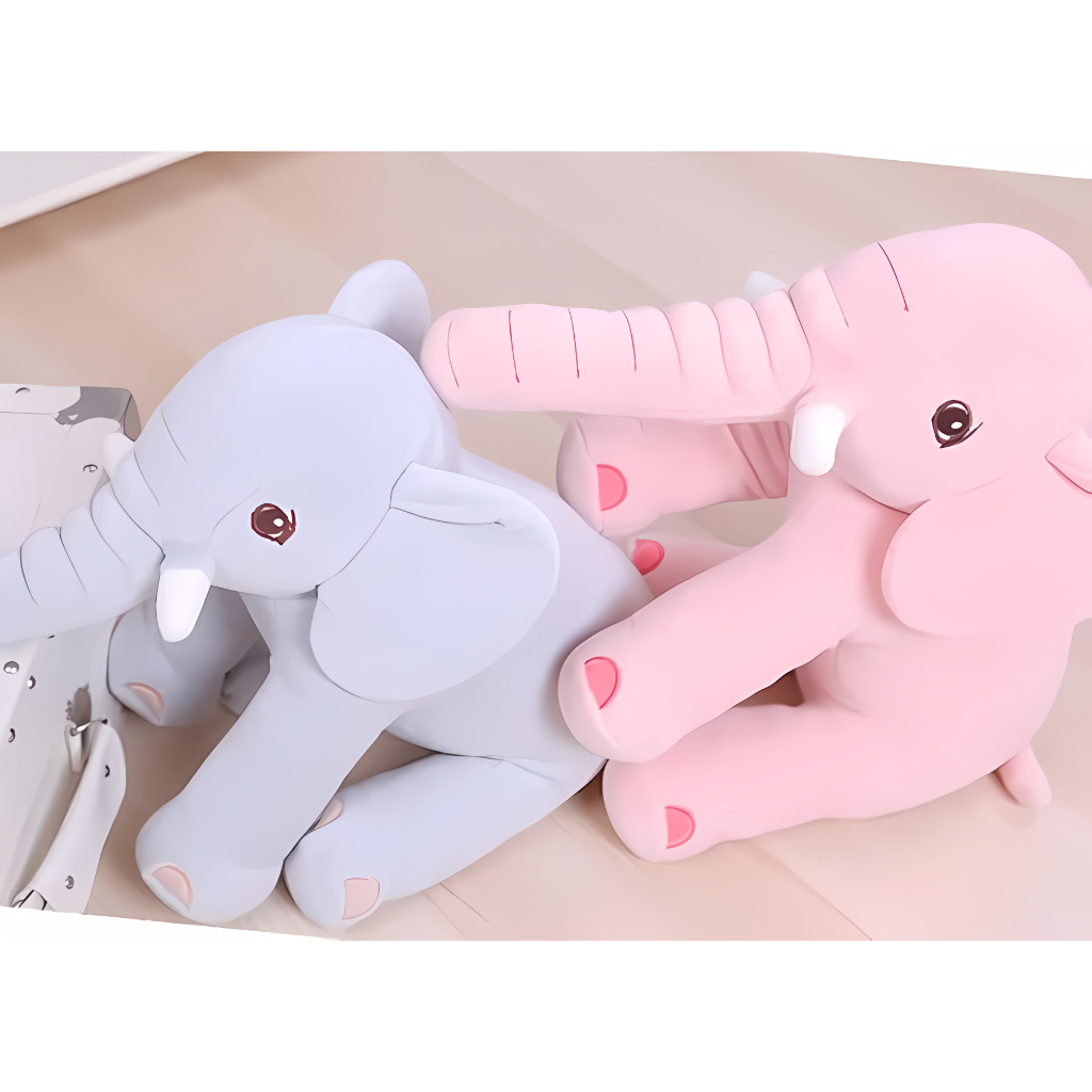 Jual Fluffy Elephant Dolls Toys Boneka Hewan Gajah Peek A Boo Mainan ...