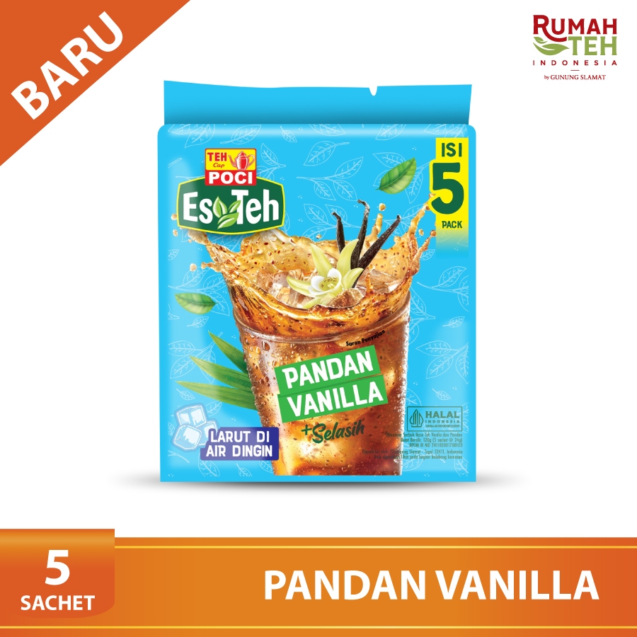 Jual Instant Powder Es Teh Poci Teh Pandan Vanilla Selasih 1 pack (isi ...