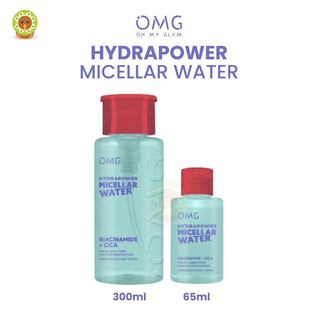 Jual OMG OH MY GLOW HYDRAPOWER MICELLAR WATER WITH NIACINAMIDE & CICA ...
