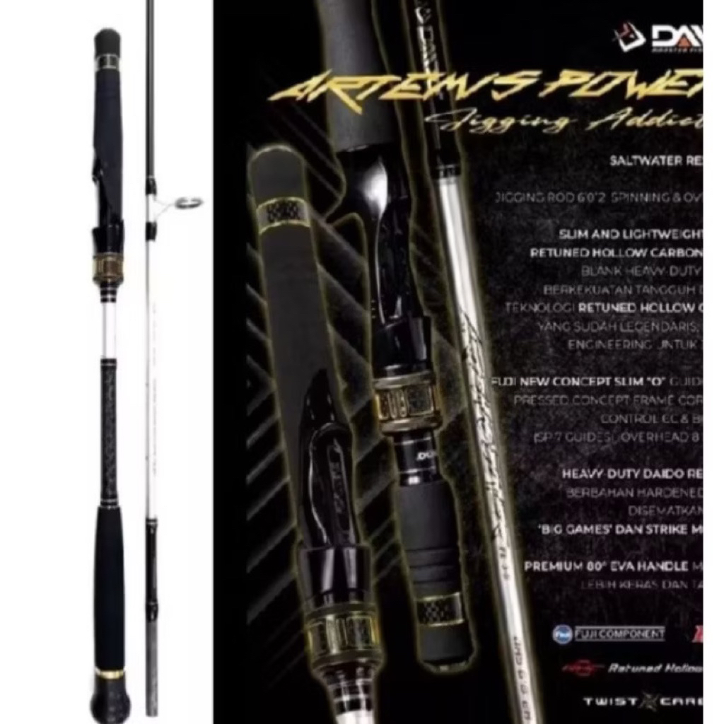 Jual ROOD DAIDO ARTEMIS FUJI SPINING DAN OVERHEAD | Shopee Indonesia
