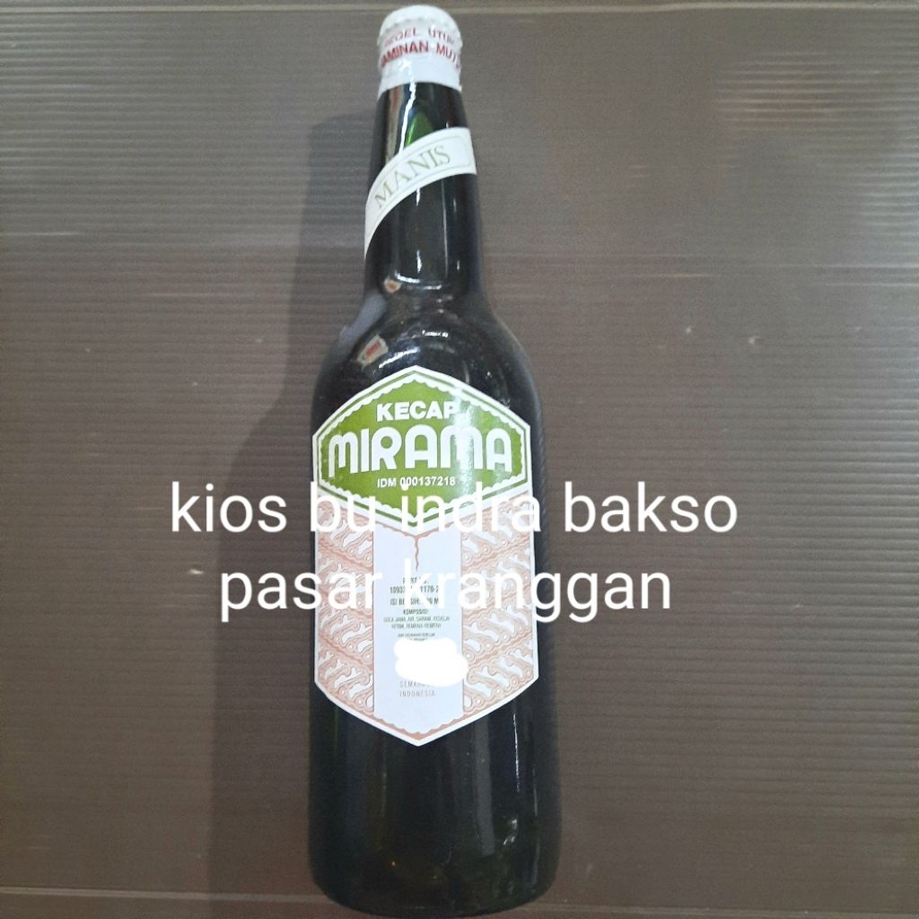 Jual kecap manis mirama 600 ml botol | Shopee Indonesia