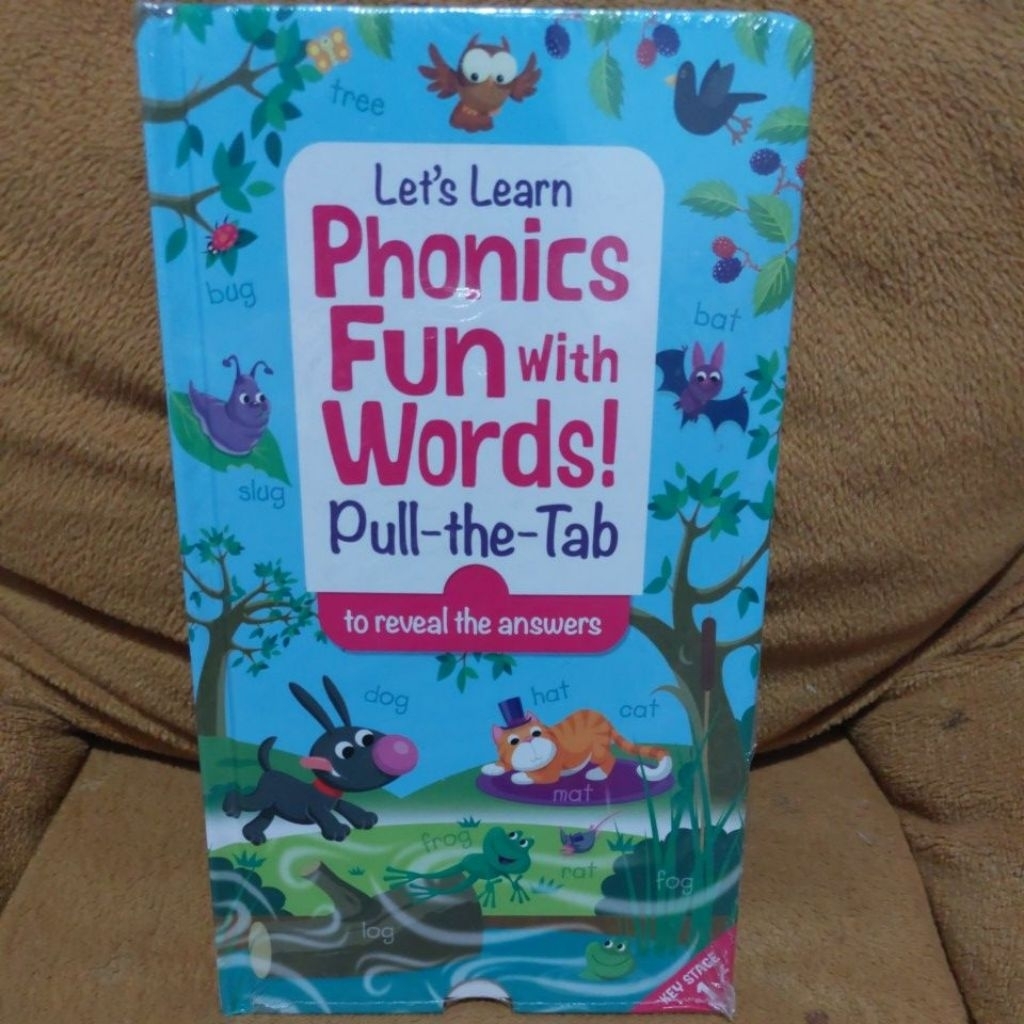 Jual Let's Learn Phonics Fun with Words! Pull-the-Tab BIG BAD WOLF ...