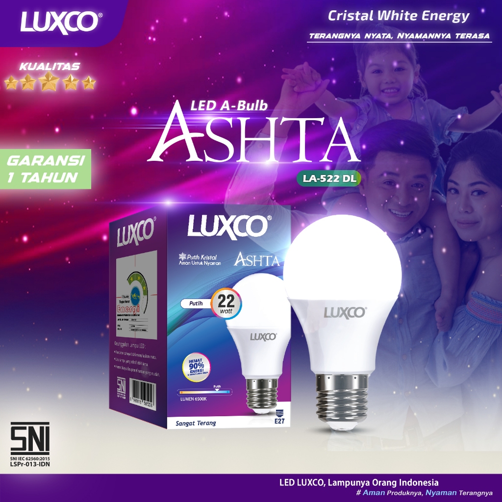 Jual LAMPU LED LUXCO PREMIUM HEMAT LISTRIK 90% 3 SAMPAI 22WAT BERGARANSI &BERKUALITAS CAHAYA ...