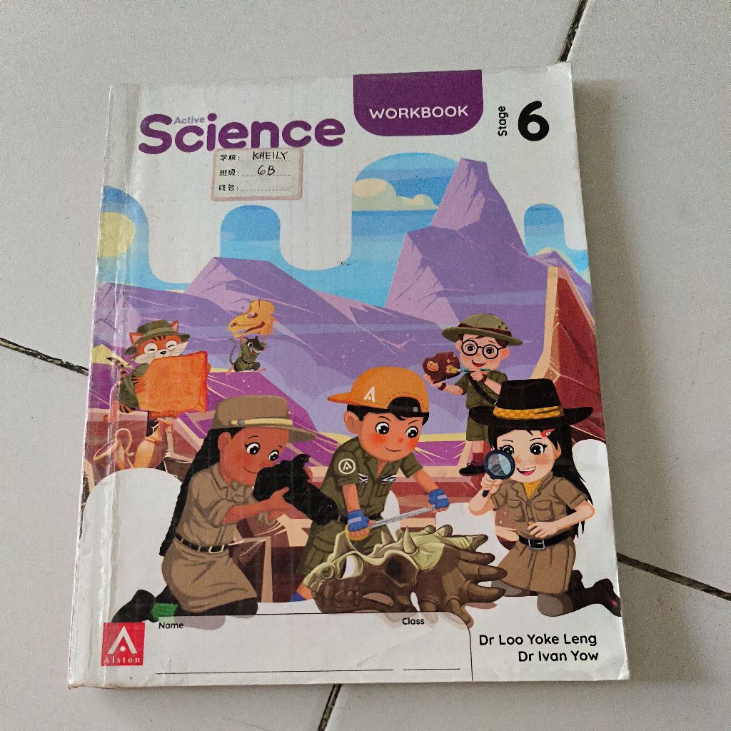 Jual buku active science grade 6 workbook dan studentbook bekas ...