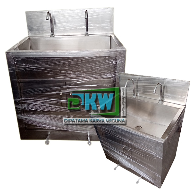 Jual SCRUB SINK ALAT SANITARY MEDIS STAINLESS 800 x 500 x 1150mm 2 ...