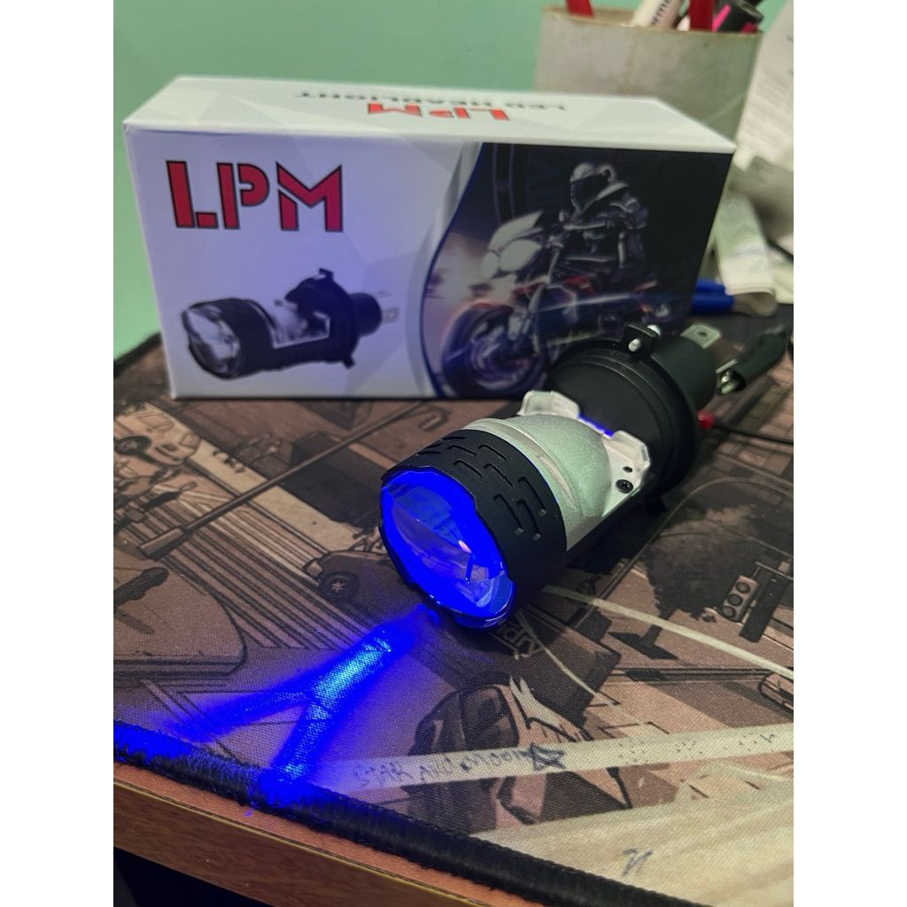 Jual Lampu LED LPM GS-H4 Projector H4 Mini Projector Lens Lensa Motor ...