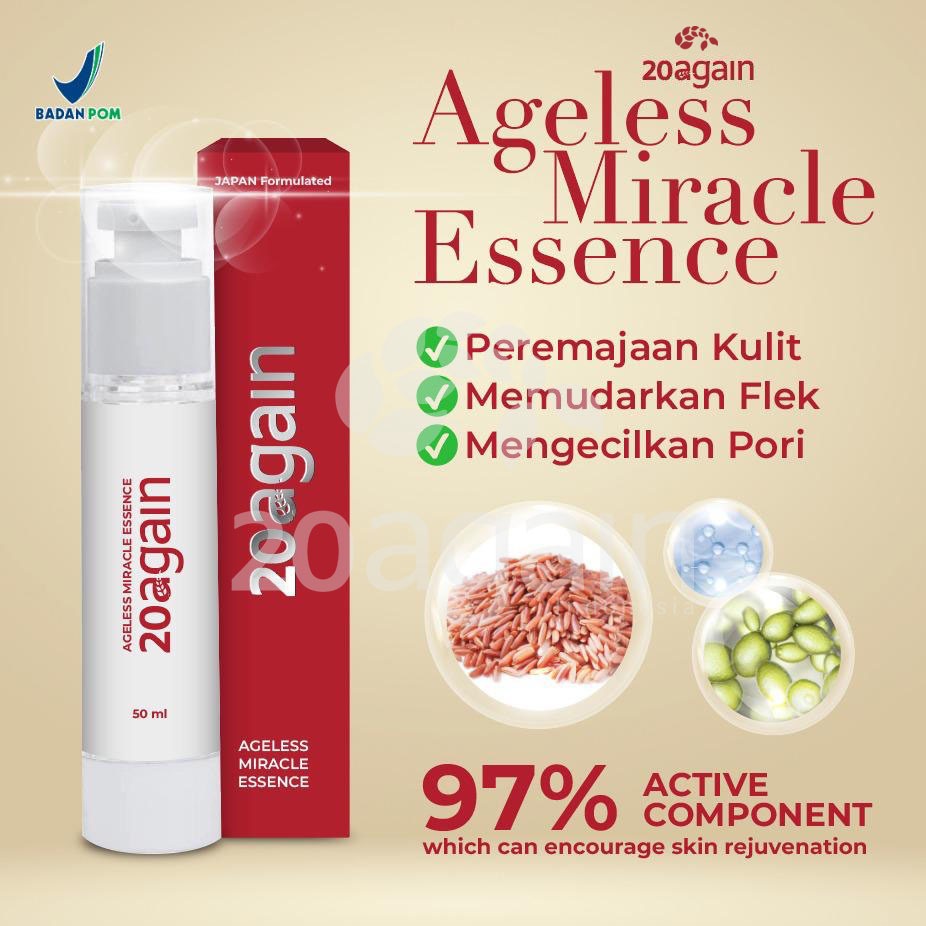 Jual 20again Ageless Miracle Essence 100 % Produk Asli. Inspirasi Dari ...
