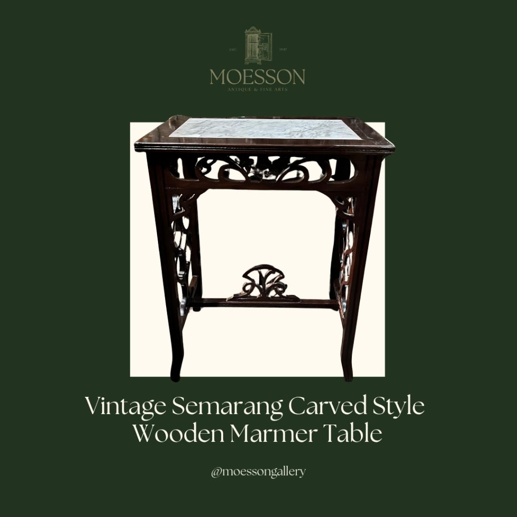 Jual Meja Marmer Kayu Semarangan Lawas Jadul | Shopee Indonesia