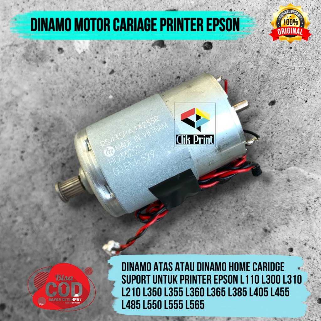 Jual Dinamo Atas Motor Cariage Printer Epson L110 L310 L210 L350 L355 ...