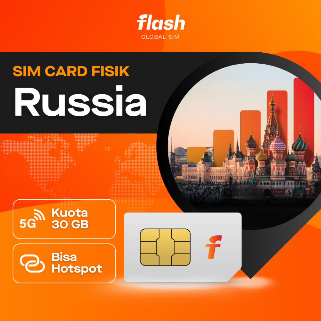 Jual SIM Card Russia Flash Global SIM Internet (SIM Card Rusia) | Shopee Indonesia
