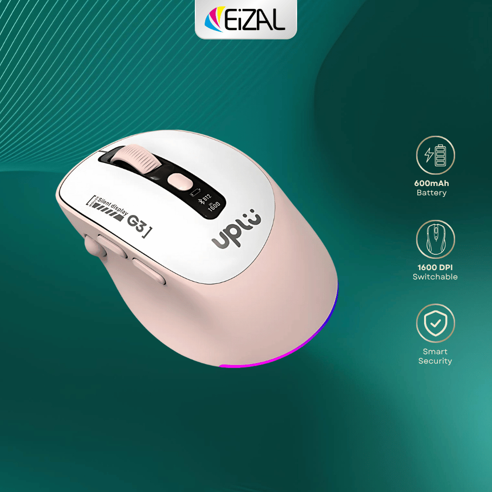 Jual EiZAL X Uplu Mouse Gaming Bluetooth Wireless G3 Mouse Silent Click ...