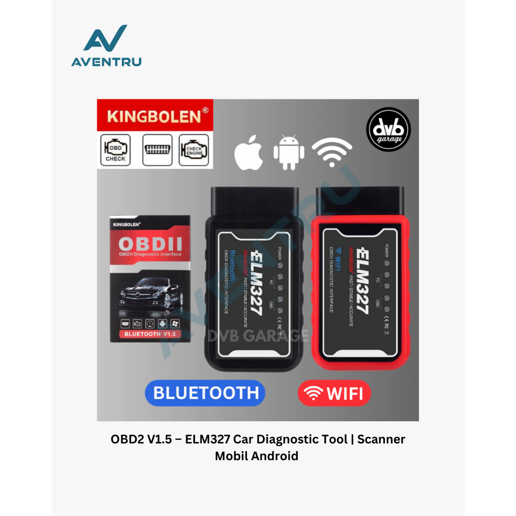 Jual OBD2 V1.5 – ELM327 Car Diagnostic OBD II OBD2 ELM327 V1.5 Scan PIC1825k80 Alat Diagnosa ...