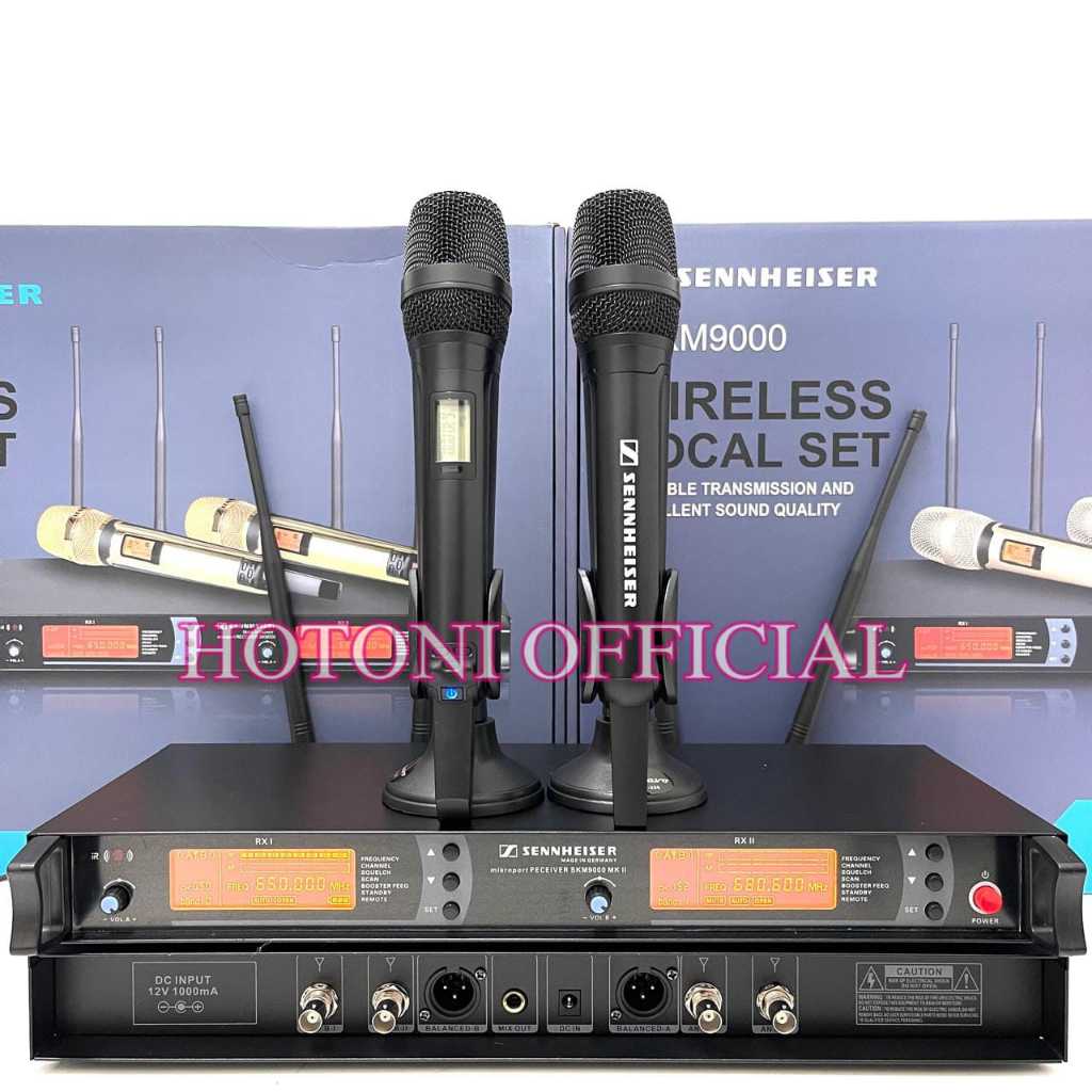 Jual Mic Wireless Sennheiser SKM 9000 MK II Hitam Free Koper 2bh Microphone Wireless SKM9000 ...