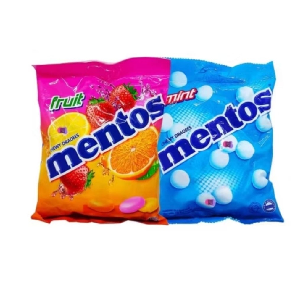 Jual Permen Mentos 135gr Isi 45 Butir Fruit & Mint - Mentos Permen ...