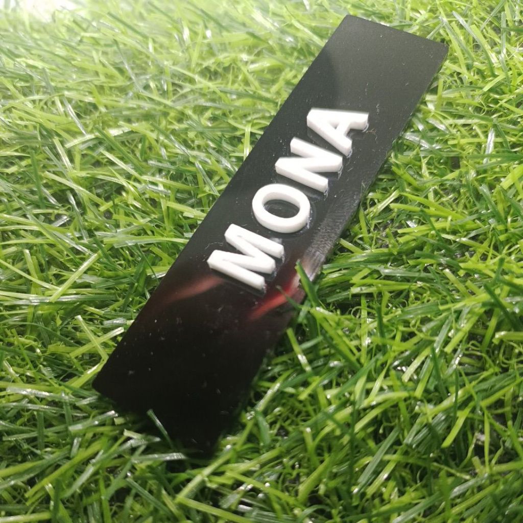 Jual NAME TAG/DADA NAMA 3d Timbul | Shopee Indonesia