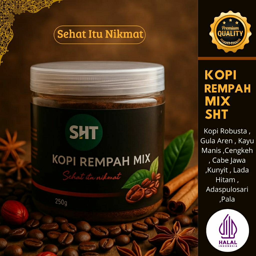 Jual Kopi Rempah Mix SHT | Kopi Herbal Stamina | Kopi Robusta dengan ...