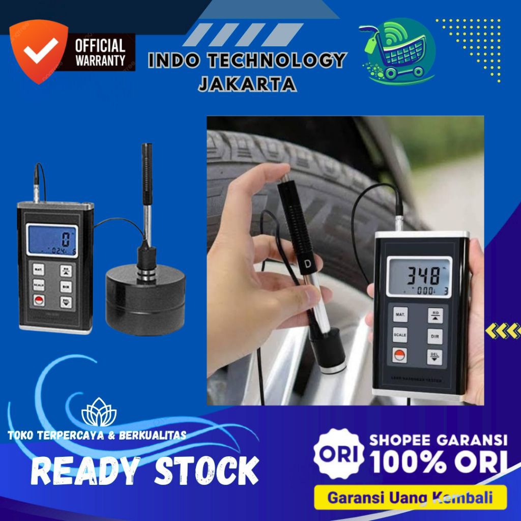 Jual Leeb Hardness Tester HM6580 Landtek Rebound Meter Gauge Besi Metal ...