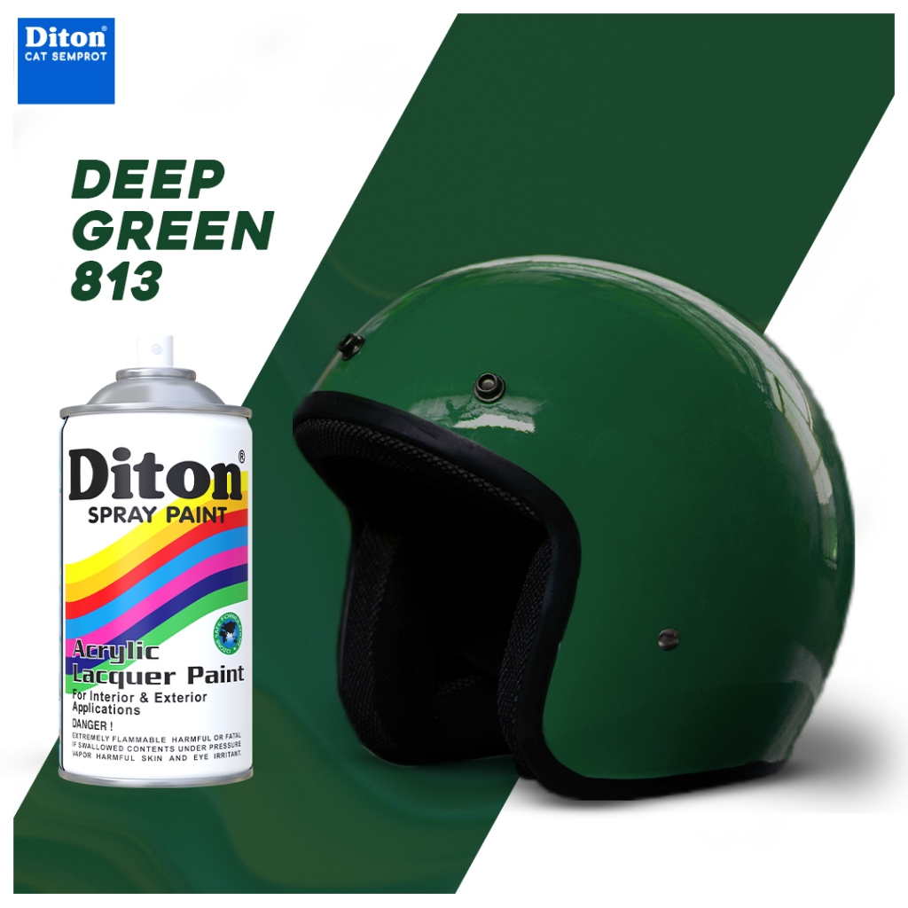 Jual Cat Semprot Diton - Deep Green 813 | Shopee Indonesia