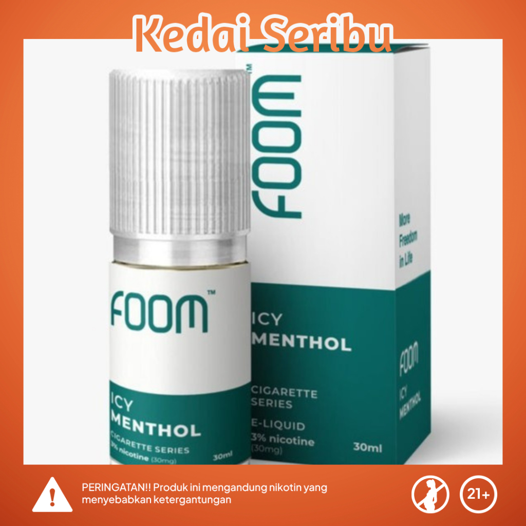 Jual LIQUID FOOM ICY MENTHOL SALTNIC 30MLBY FOOM AUTHENTIC | Shopee ...
