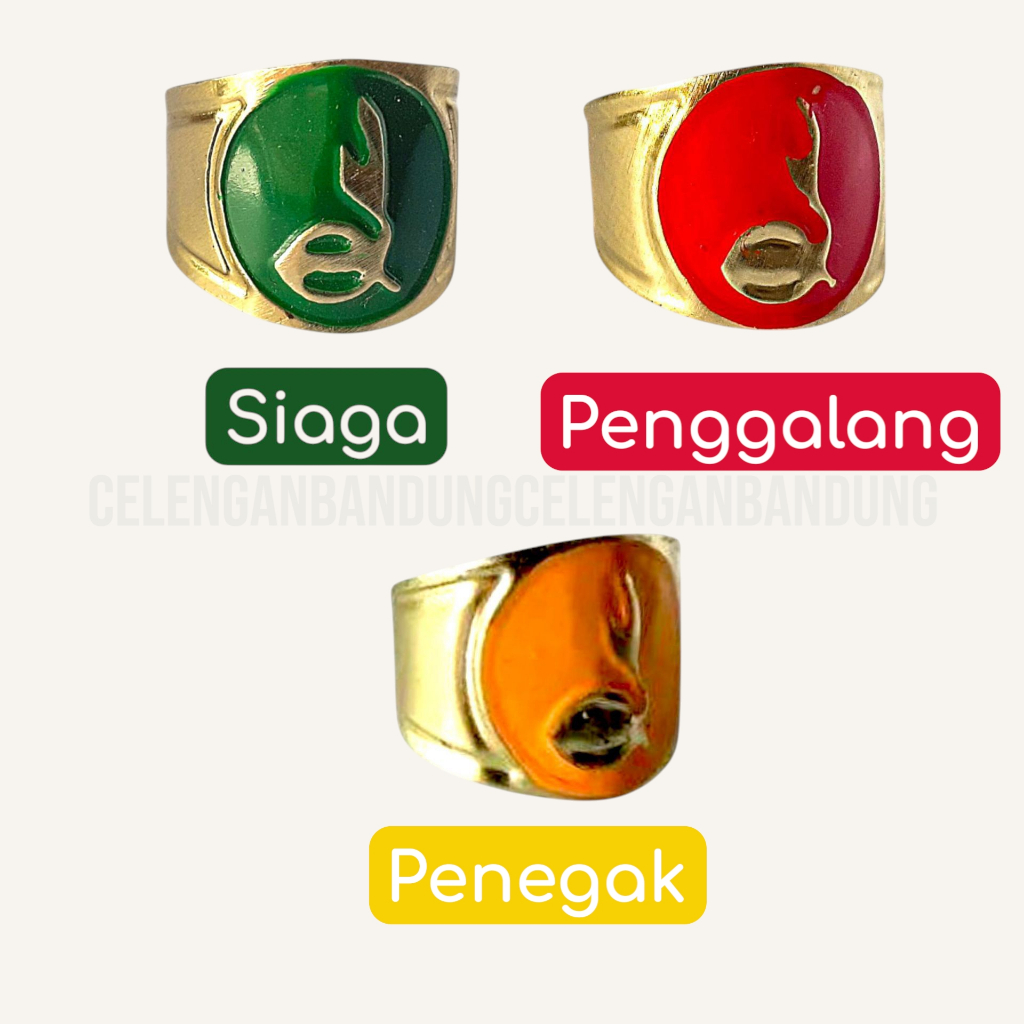 Jual RING CINCIN RING KACU PRAMUKA SD,SMP,SMA // PERLENGKAPAN PRAMUKA ...