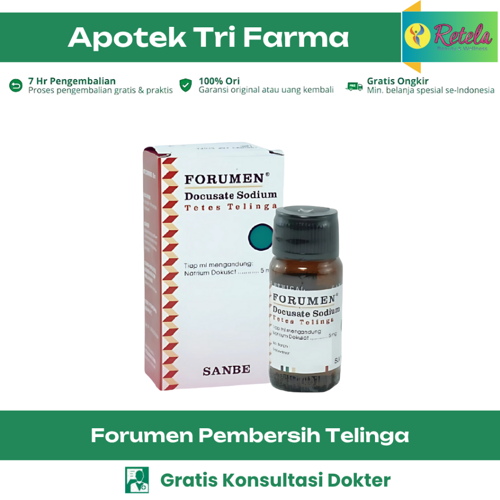 Jual FORUMEN EAR DROPS 10ML | Shopee Indonesia