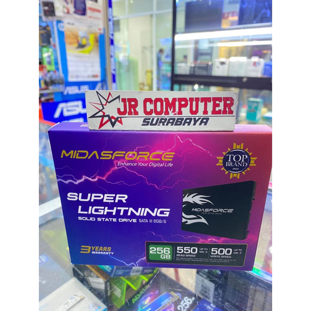 Jual SSD Midasforce SATA 256 gb SSD Midas force 256GB *FREE CADDY (SLIM ...