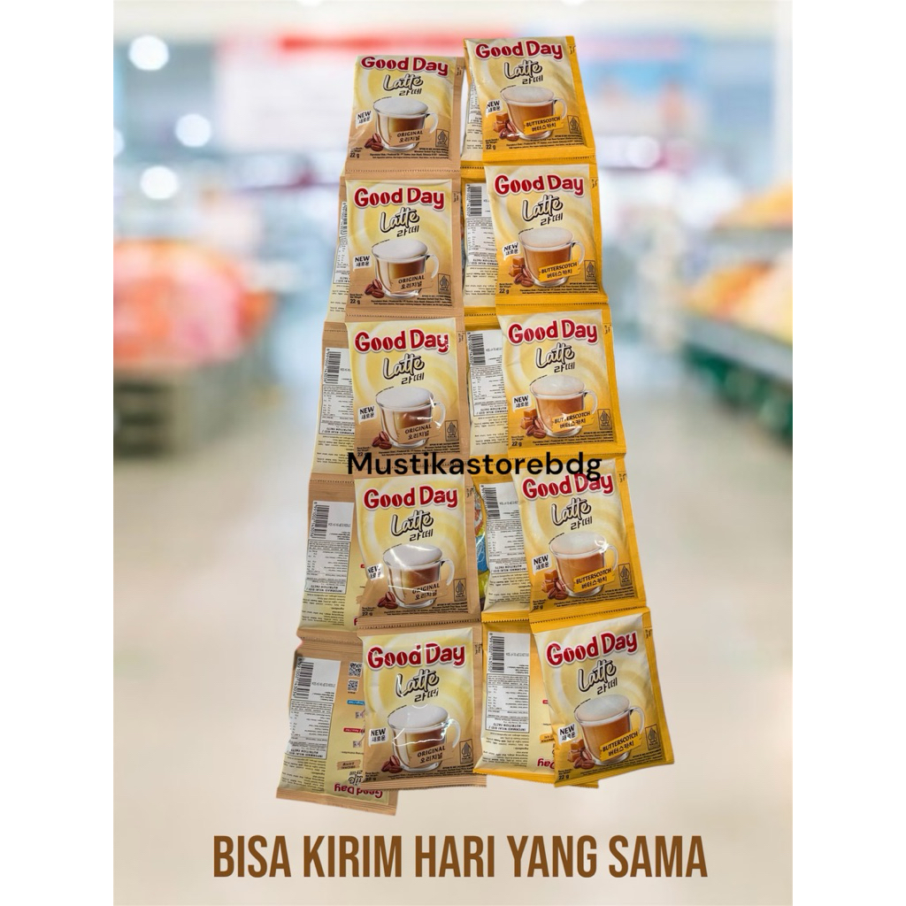 Jual RENCENG Good Day Latte Original / Butterscotch Isi 10 | Shopee ...