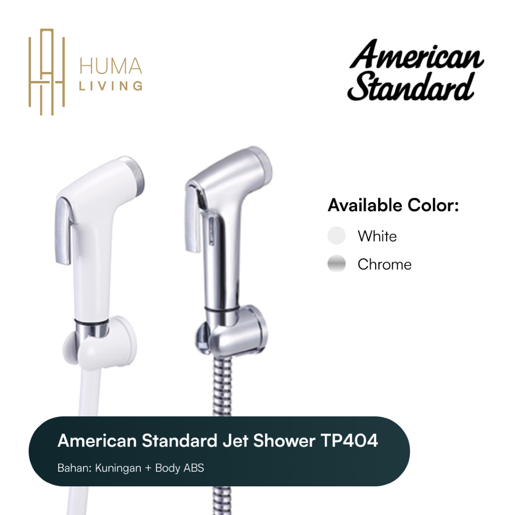 Jual HUMA Living - American Standard Jet Shower TP404 White Chrome ...
