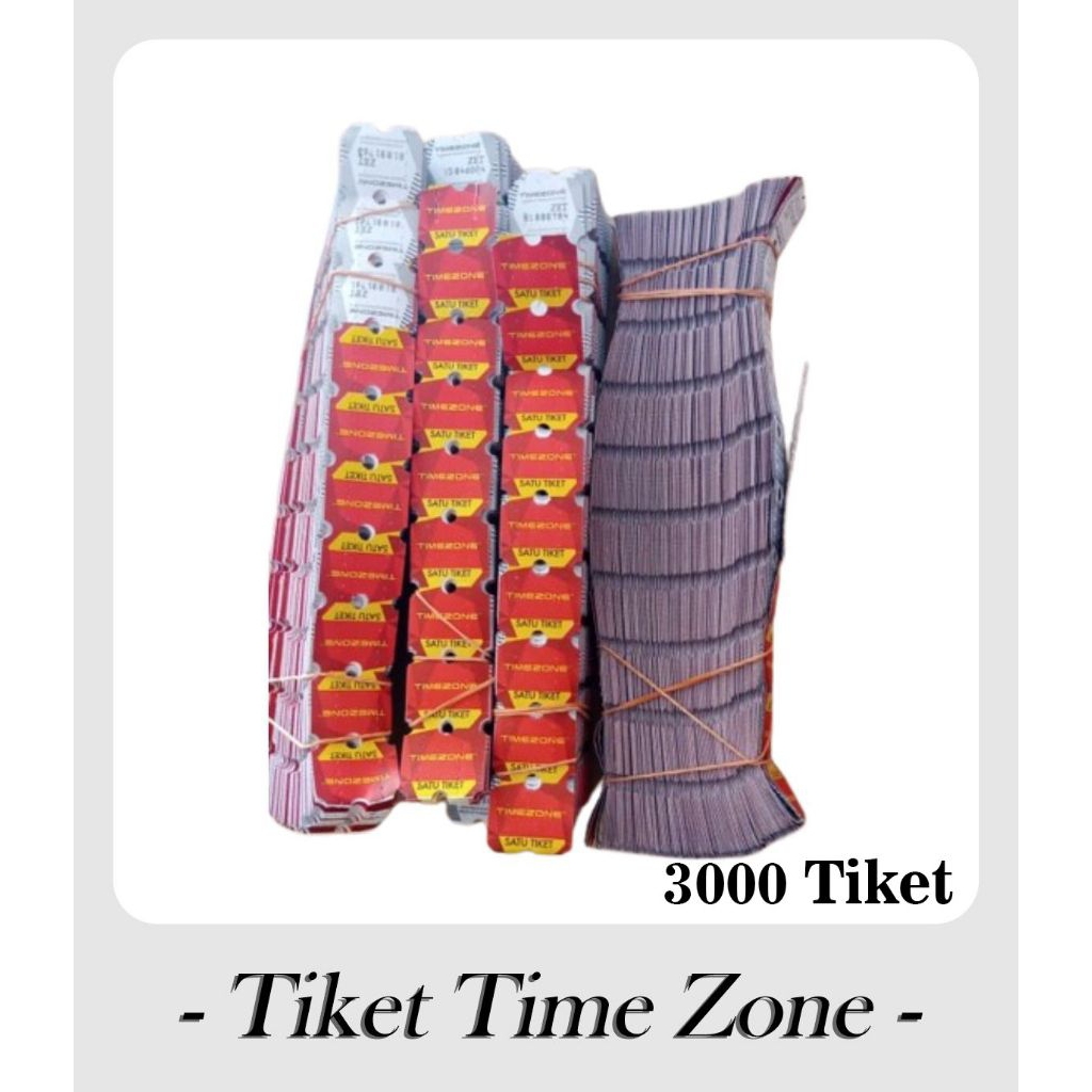 Jual Timezone tiket 3000 sd 5000 | Shopee Indonesia
