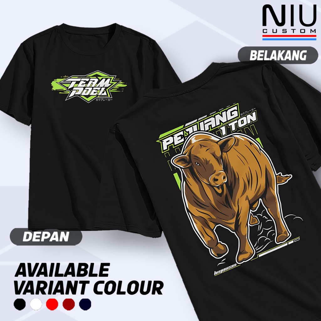 Jual Kaos Anak Peternak Sapi Milenial Team Poel Pejuang 1 Ton Limosin ...