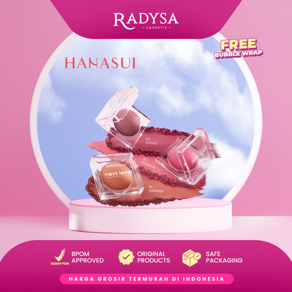 Jual RADYSA - Hanasui Next Level Bouncy Blush - Super Bouncy Blush Long ...