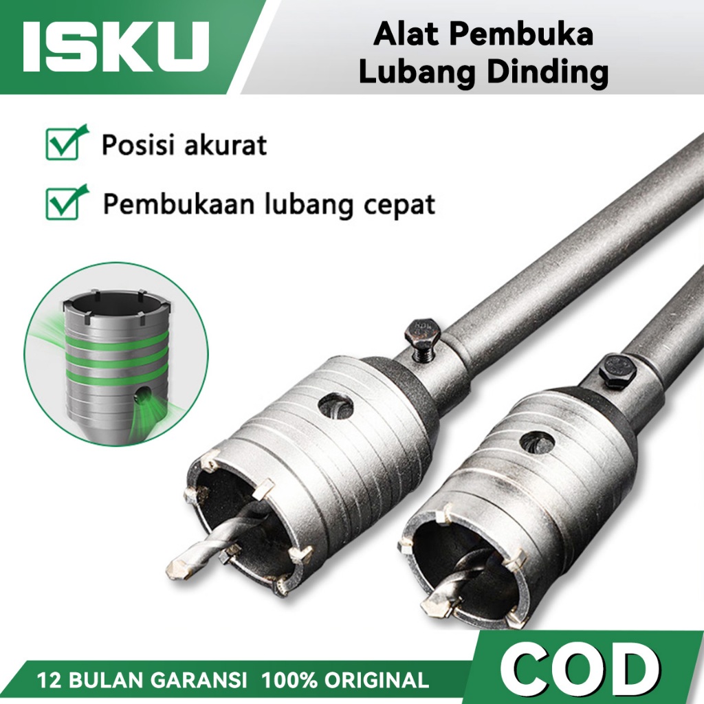 Jual ISKU Mata Bor Hole Saw Set Lubang Tembok Beton/Mata Bor Bobok ...