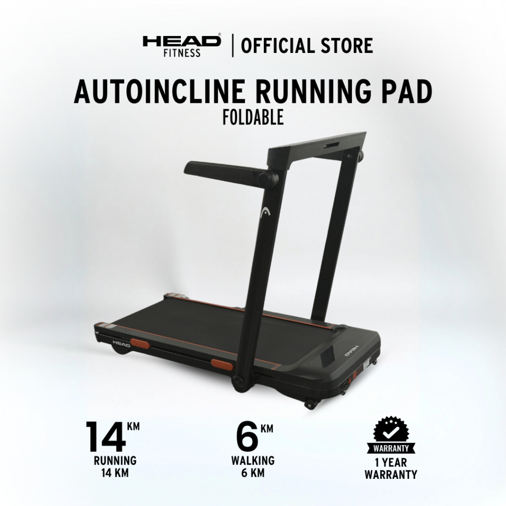 Jual HEAD AUTOINCLINE RUNNING PAD – TREADMILL / AUTO INCLINE/ FOLDING ...