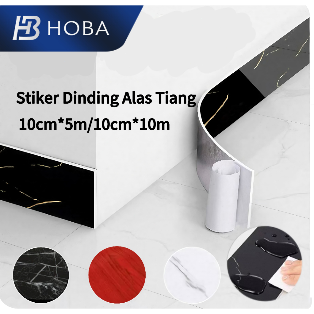 Jual Tembok Sticker Keramik Border Strip Stiker / Stiker Marmer PVC ...
