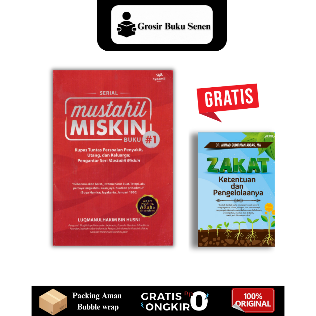 Jual BUNDLING BUKU MUSTAHIL MISKIN #1 - LUQMANULHAKIM BIN HUSNI ...