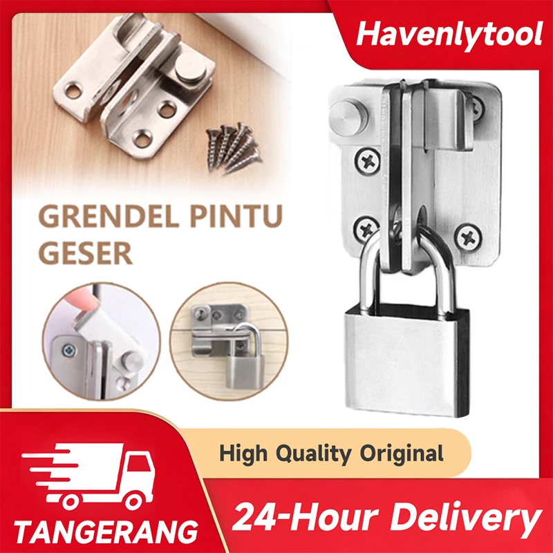 Jual Havenlytool Grendel Pintu Geser Stainless / Gembok Kunci Slot Mini ...