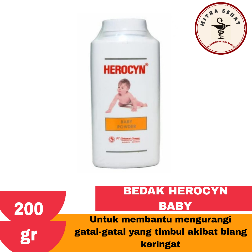 Jual Herocyn Baby Powder 200gr - Untuk Mengatasi Rasa Gatal / Biang ...