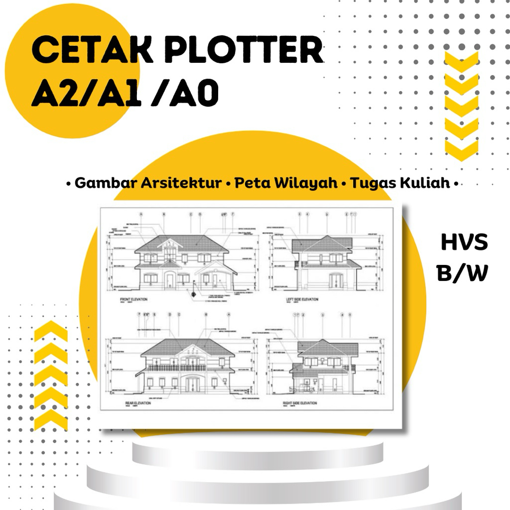 Jual Cetak Plotter A0/A1/A2 HVS B/W | Shopee Indonesia