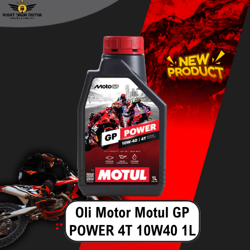Jual Oli Motor Motul GP POWER 4T 10W40 1L | Shopee Indonesia