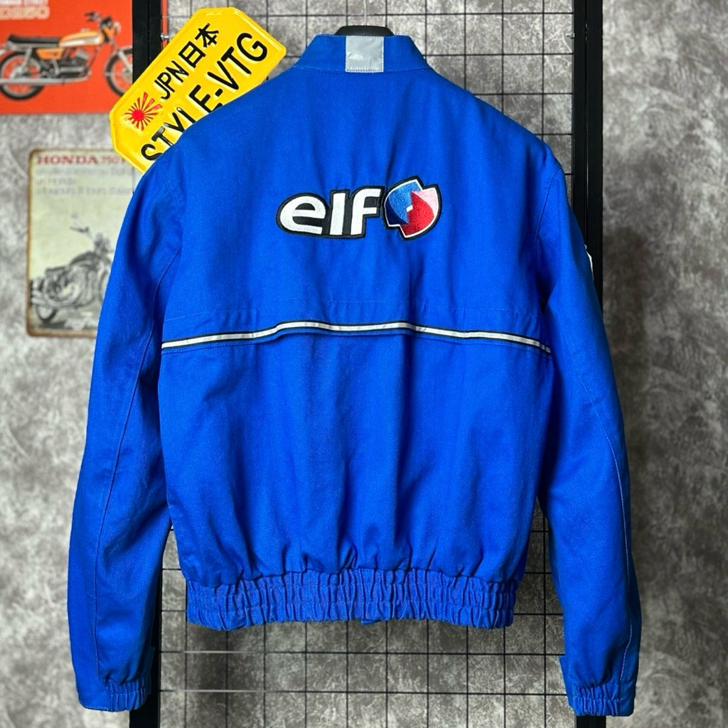 Jual jaket motor touring racing biker Elf racing vintage jacket bkn ...