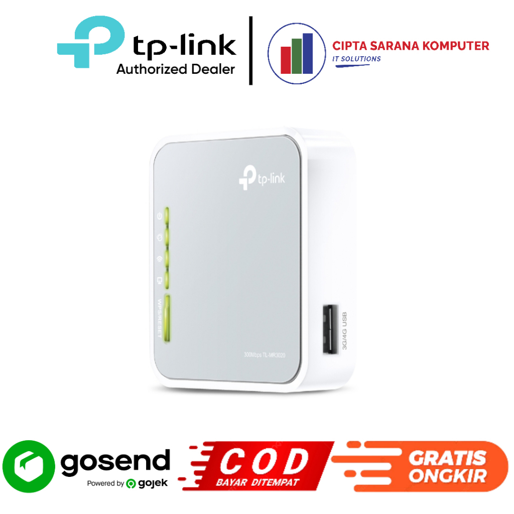 Jual TP-LINK TL-MR3020 Portable 3G/4G Wireless N Router | Shopee Indonesia