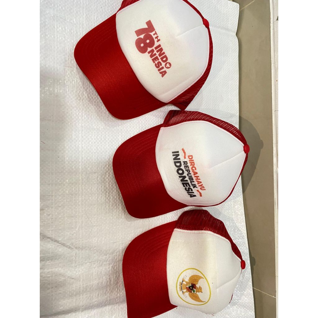 Jual Topi indonesia merah putih dan palestina | Shopee Indonesia