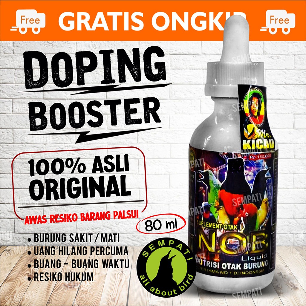 Jual SEMPATI NOB Liquid Nutrisi Otak Burung Vitamin Suplemen Penggacor ...