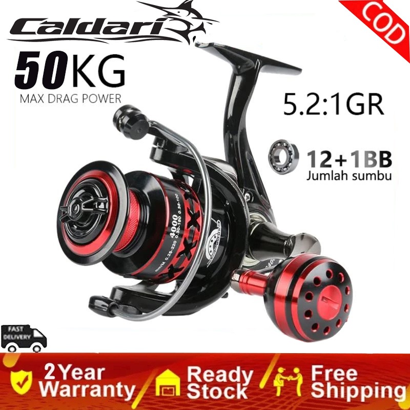 Jual CALDARI Fishing Reel Pancing Reel Spinning Mesin Mancing Casting ...