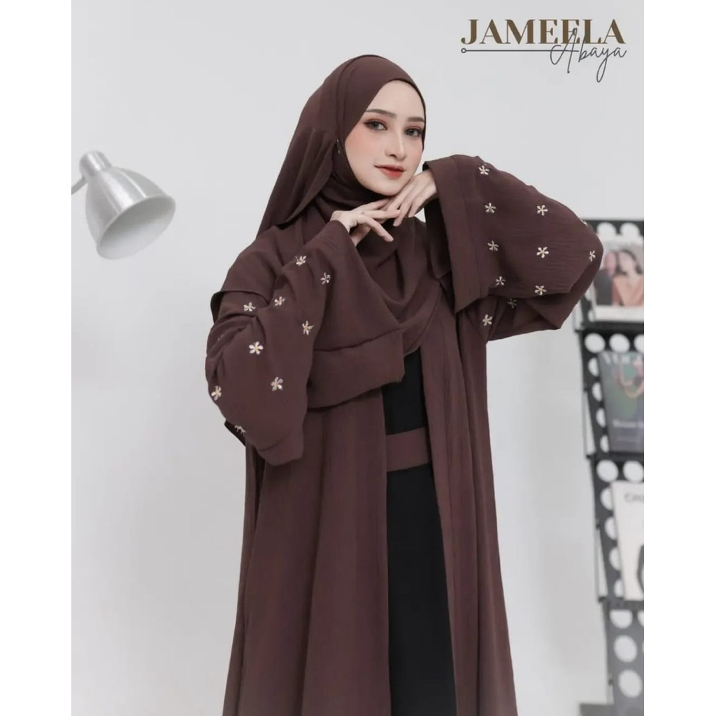 Jual Jameela abaya set 2in1 dapat 2 baju/gamis set inner dan outer ...