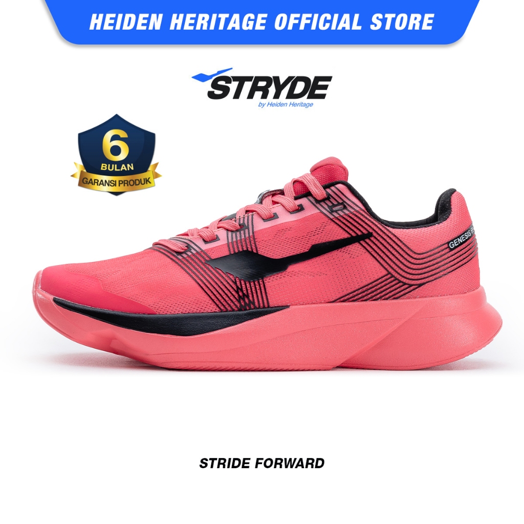 Jual HEIDEN HERITAGE [HRTG] - STRYDE GENESIS 69 - BLACKPINK - Sepatu Sport Running Sekolah ...