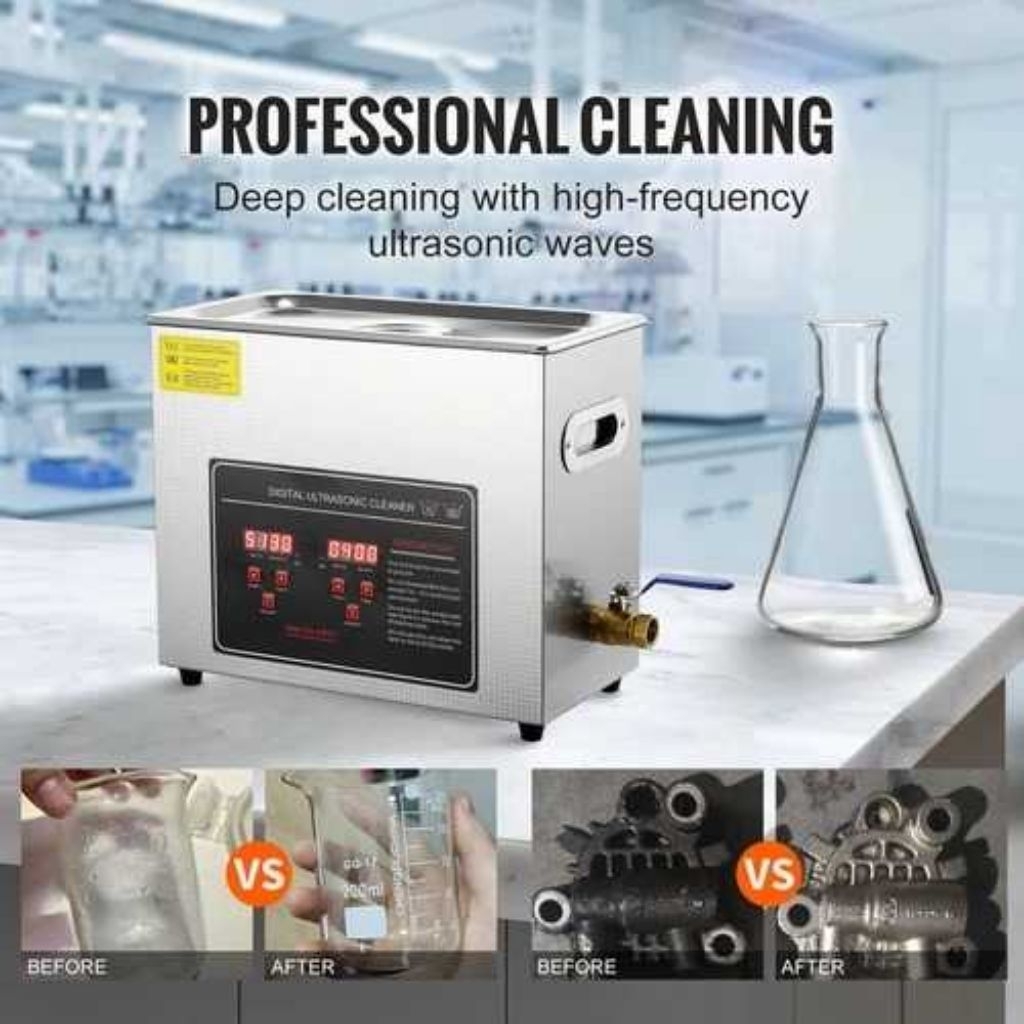 Jual Ultrasonic Cleaner 6 LiterTemperature Multifungsi | Shopee Indonesia