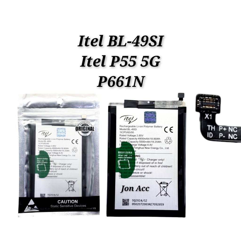 Jual Baterai Battery Original ITEL P55 5G P661N & S25 S685LN & S25 ...