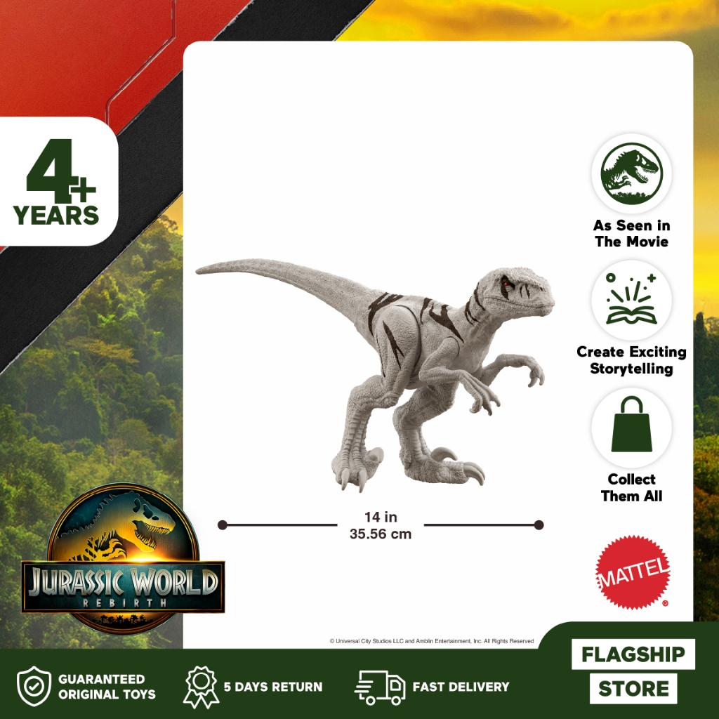 Jual Jurassic World Rebirth Atrociraptor - Mainan Action Figure ...